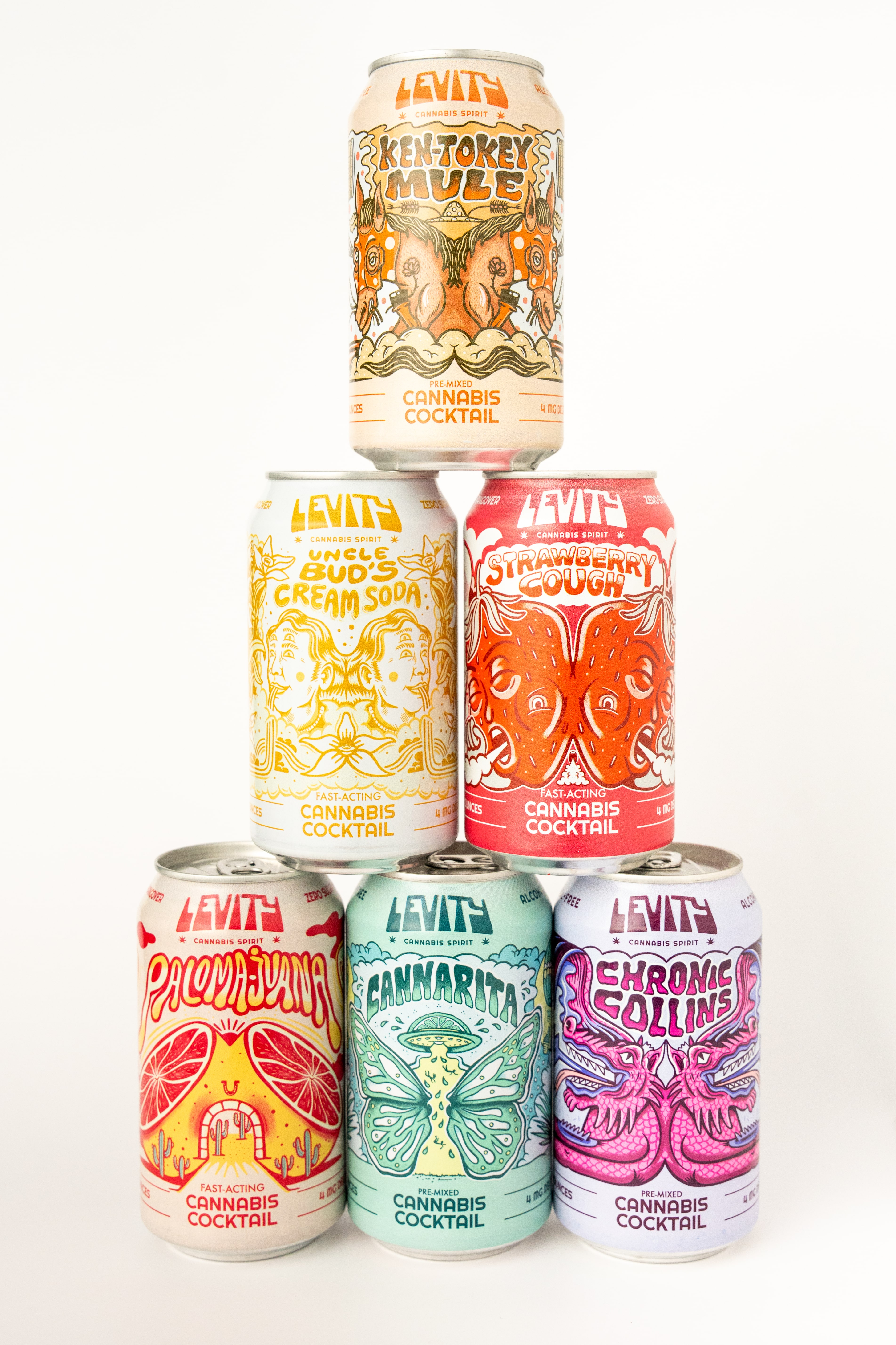 Pre-Mixed THC Cannabis Cocktails