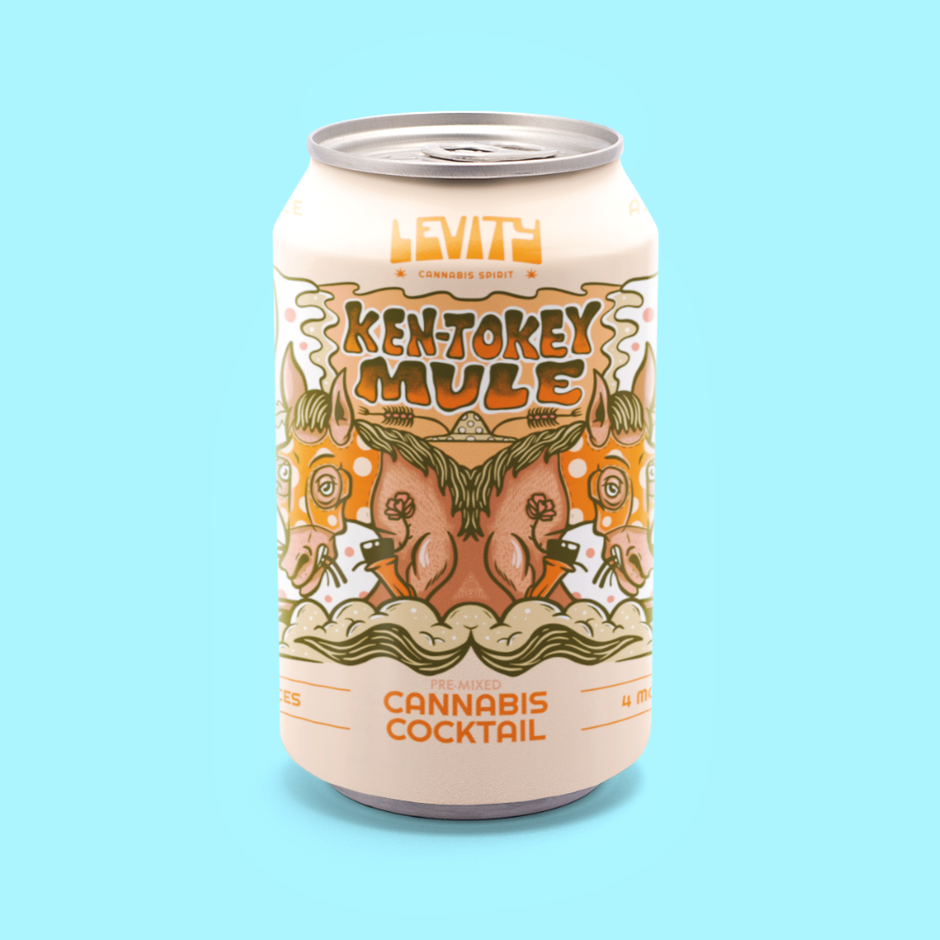 Pre-Mixed THC Cannabis Canned cocktails | Levity Cannabis Spirit
